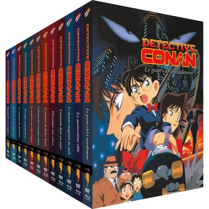 Détective Conan - Pack 12 Combo DVD + Blu-ray - Films 1 à 11 + TV ...