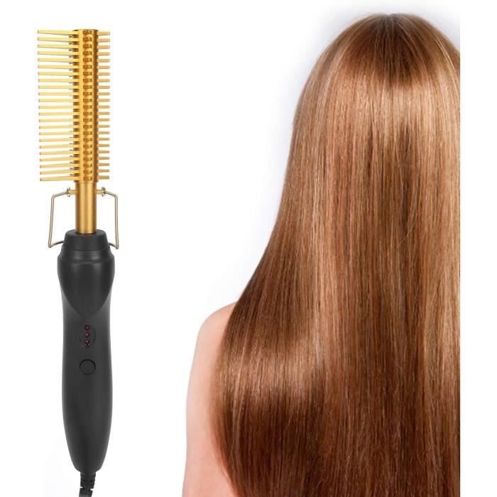 Brosse À Lisser Les Cheveux, Lisseur Professionnel Hair 3 Température ...
