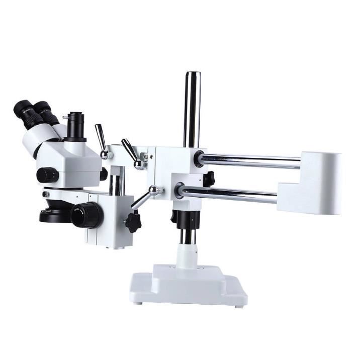 Cikonielf microscope stéréo Microscope à zoom stéréo trinoculaire 3.5X ...