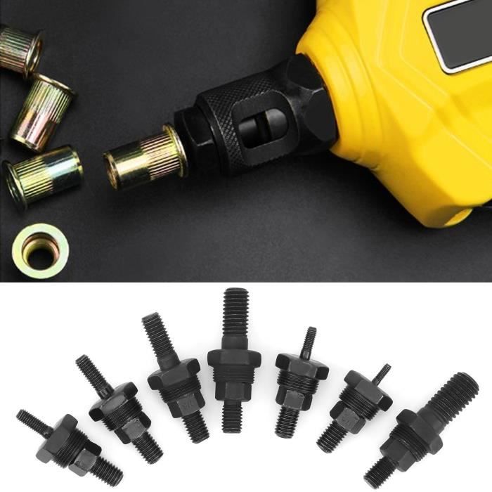 Tête de pistolet à écrou à rivet Rivets, Rivet Nuts HSS, 14Pcs Rivet ...