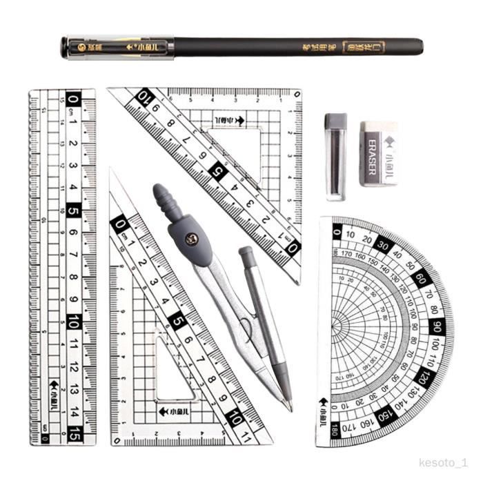 Ensemble de règles GAZECHIMP - Règle de triangle de rapporteur de ...