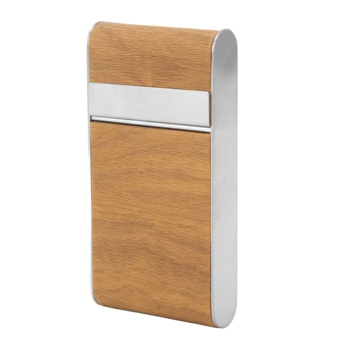 GOTOTOP porte-cigares de voyage Étui à cigarettes en acier inoxydable ...