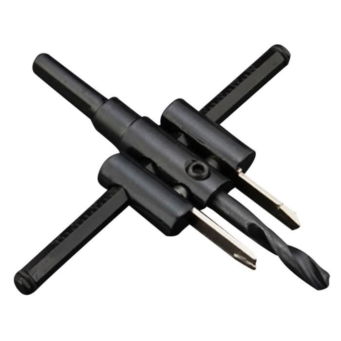 Hicollie® Pro 30mm-120mm Métal Foret Trou Bois Réglable Trépan Cutter ...