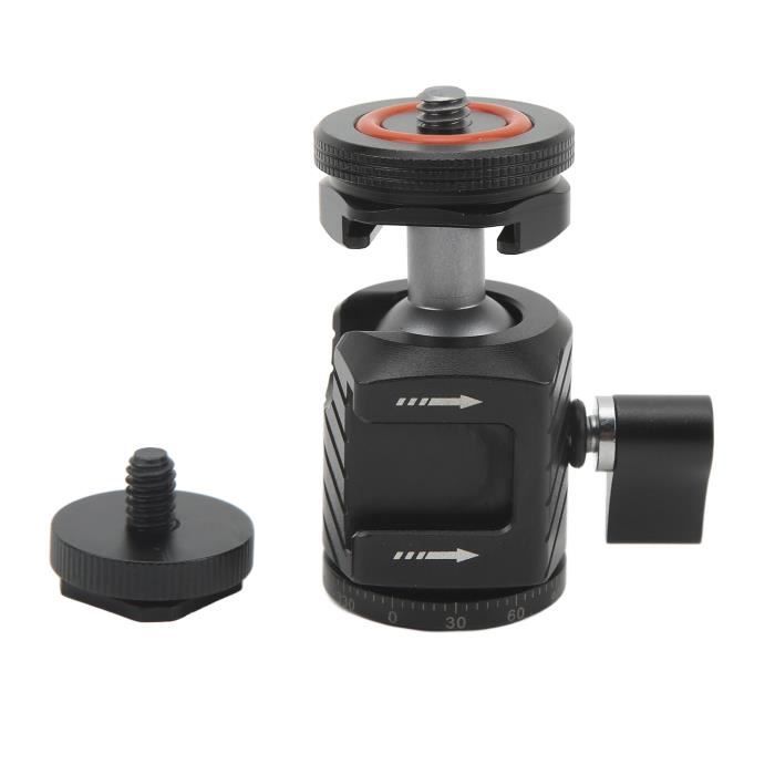 HURRISE Mini rotule Pièces D'auto, Mini Tête de Trépied avec Adaptateur ...