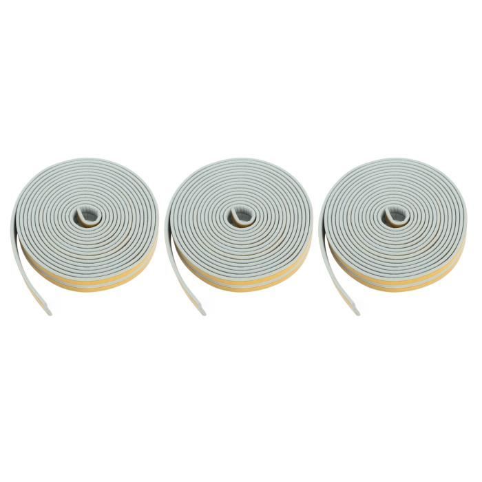 HURRISE Ruban d'Étanchéité Autocollant Mousse pour Portes Fenêtres Gris ...