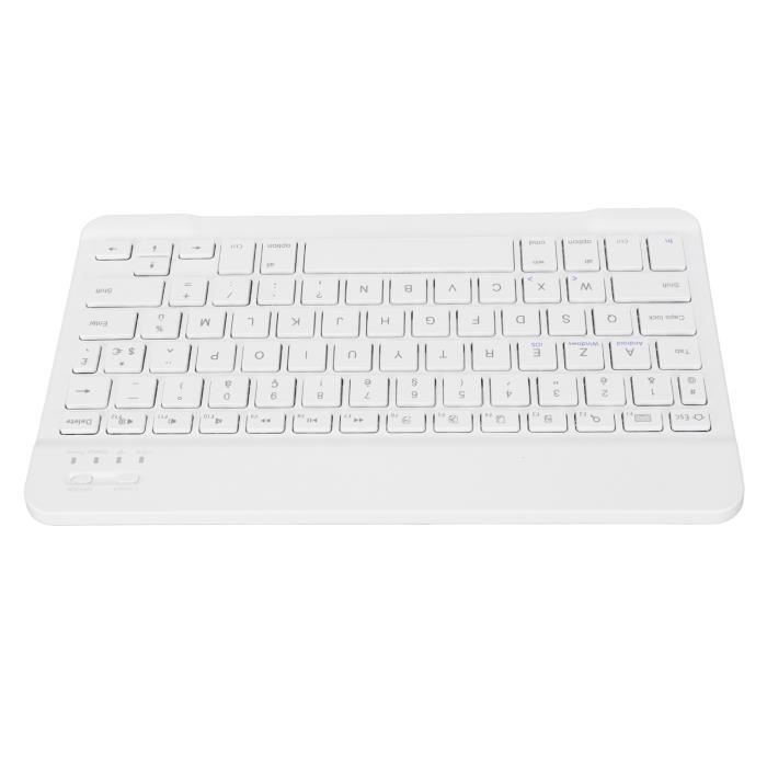 HURRISE clavier France Clavier sans fil 10 pouces mince étanche Style ...