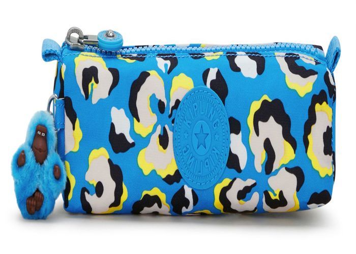 Kipling Trousse à crayons bleu jaune fluo pour femme - Back To School ...