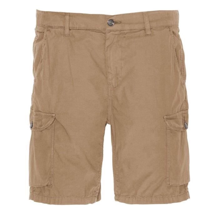 Short Beige Homme Schott Combat Canvas Beige - Cdiscount Prêt-à-Porter