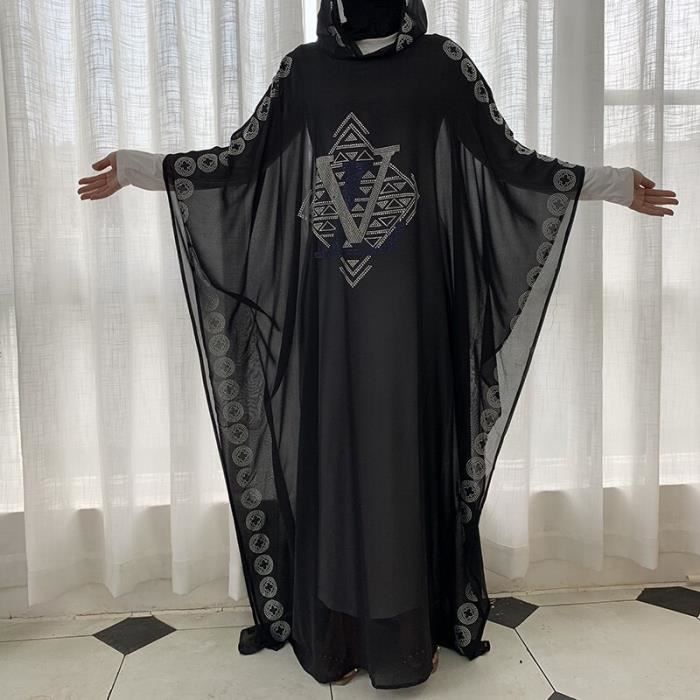 CRAZE Femmes musulmanes Abaya vêtements islamiques Ramadan Flare ...