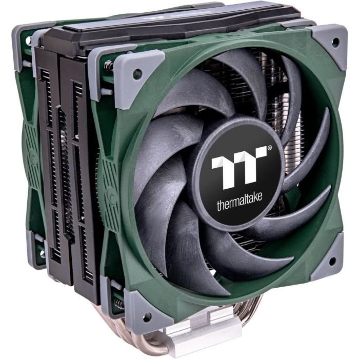 Toughair 510 Racing Green Cpu-Cooler | 2 Low Noise 120Mm Pwm Fans ...