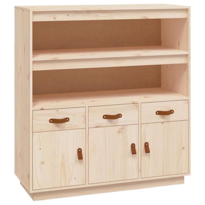FAN - Buffets | bahuts - Buffet haut 100x40x108,5 cm Bois massif de pin ...