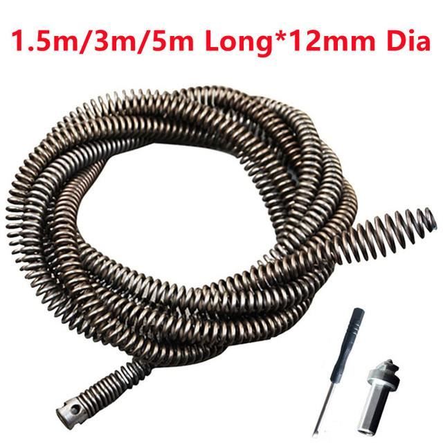 Tuyau de vidange,3M Length--Ressort De Dragage De Tuyau De Toilette De ... Tuyau de vidange,3M Length--Ressort De Dragage De Tuyau De Toilette De ...