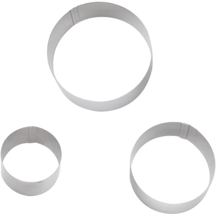 6 Pièces Moule À Gâteau Cakesicles Moule Cercle Cutter Cookie Moule ...