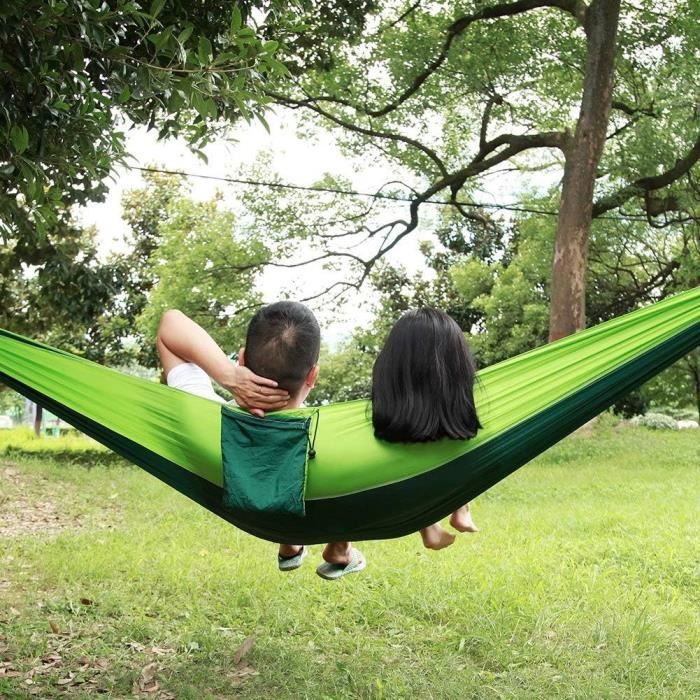 Hamac, Portable Camping Voyage Simple Hamac Lit Suspendu Avec Sangle D ...