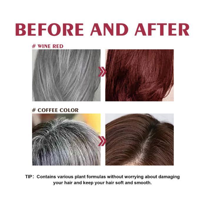 Shampooing Colorant Rouge, Pour Couleur Intense Et Durable, Hair Dye ...