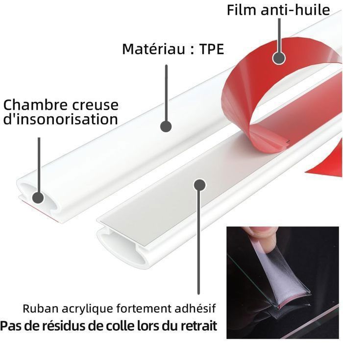 JOINT D'ETANCHEITE - 10M joint Porte Fenetre Isolation - D-Profil Joint ...