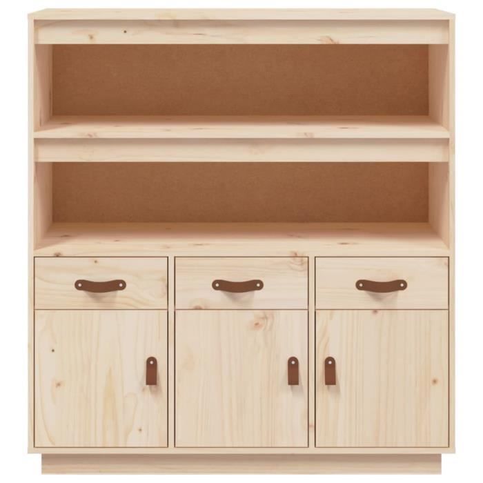 FAN - Buffets | bahuts - Buffet haut 100x40x108,5 cm Bois massif de pin ...