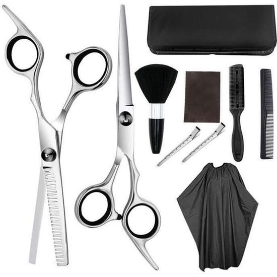 CISEAUX DE COIFFURE - EFFILEUR BESTOPE 10pcs set de coiffure ...