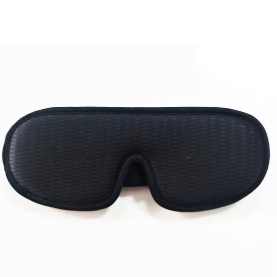 La couleur noire Masque de sommeil léger bloquant 3D, cache-yeux en ...