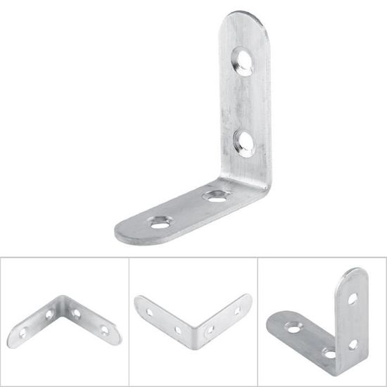 Cikonielf Support d'angle Attache de fixation de support à angle droit ...