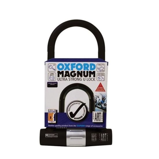 Oxford Magnum Ultra Strong cycle D Lock sold secure gold + bike bracket ...