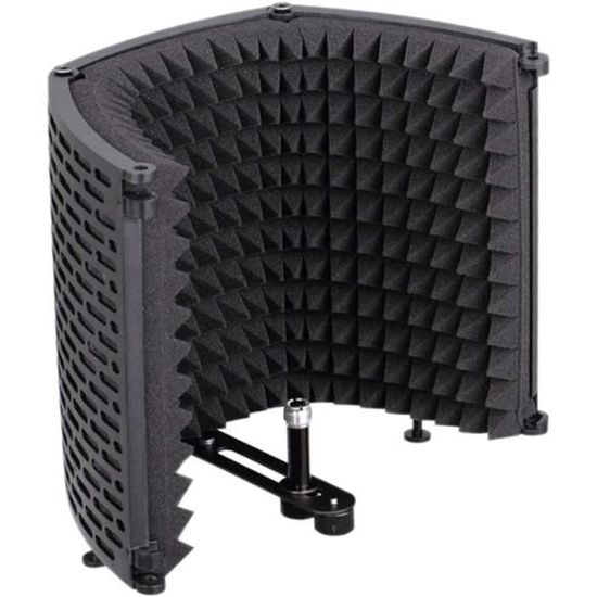 Mic Insonorisant Isolation Microphone Mousse Bouclier Soundproof ...