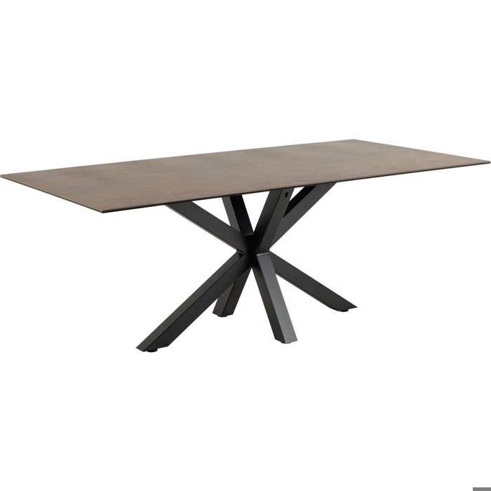 Heaven table de salle à manger 100x200cm marron. - Cdiscount Maison