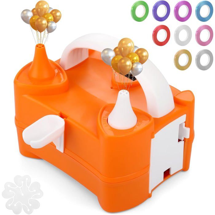 Gonfleur Ballon Electrique, 220-240V/400W Pompe Ballon, Gonfleur Ballon ...