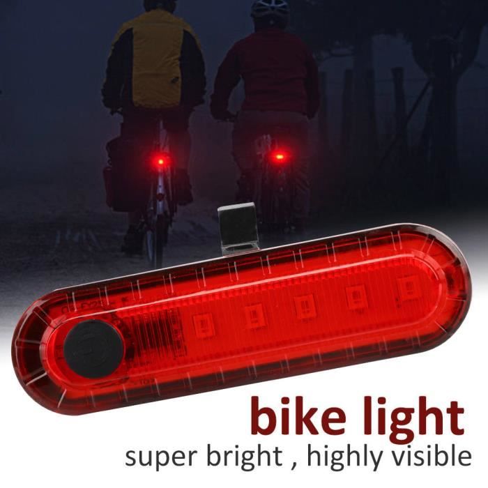 ARAMOX éclairage étanche de vélo Outdoor COB Bike Rear Saddle Lamp Tail ...