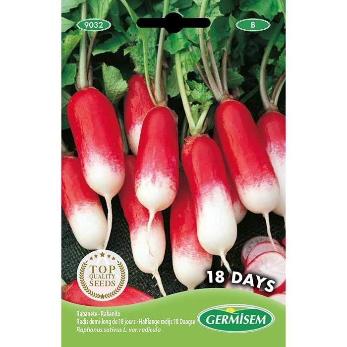 Graines Radis demi-long de 18 jours [29] - Cdiscount Jardin