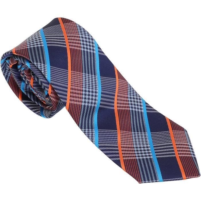 Cravates Pour Homme, Classique Treillis, Fil De Polyester, Large ...