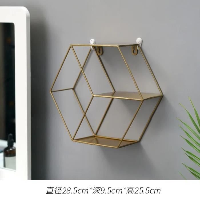 Support mural rond en bois pour la maison moderne,jardinière de fleurs créative,étagère de ...