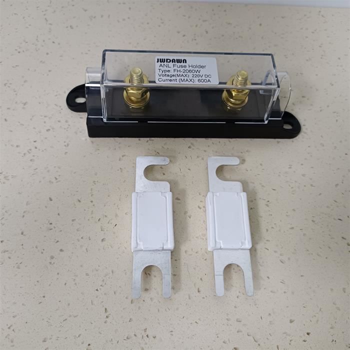 Support 25A 2 pièces - Porte-fusible ANL pour remplacer le fusible SIBA ...