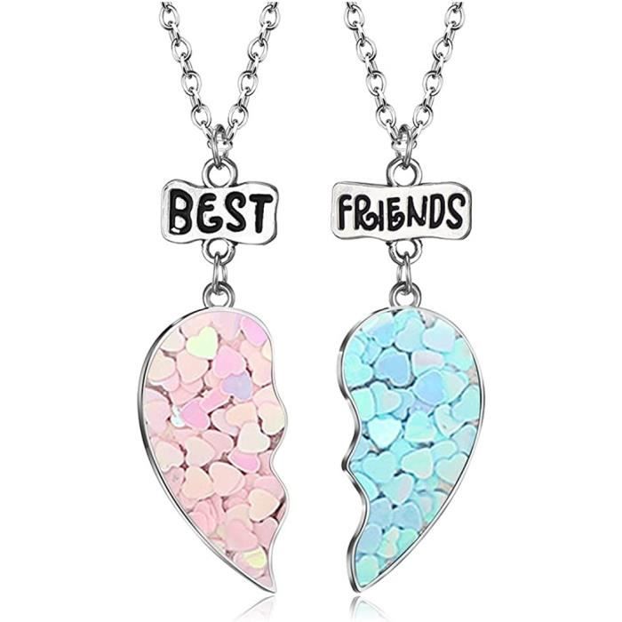 Lot de 2 Best Friends Forever Colliers, BFF Colliers Pour 2 Collier ...
