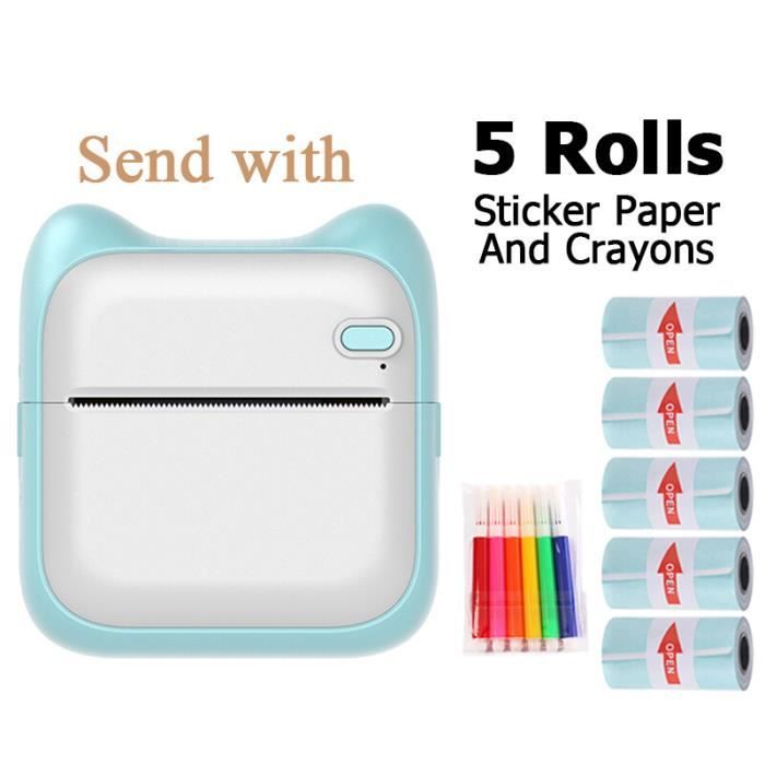 Mini-imprimante Photo Portable - Bluetooth - Impression thermique - 40 ...