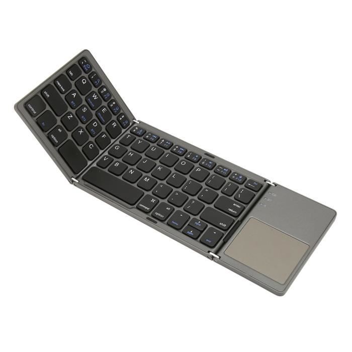 Clavier pliant sans fil - FDIT - Modèle BT3.0 - Pavé tactile - Veille ...
