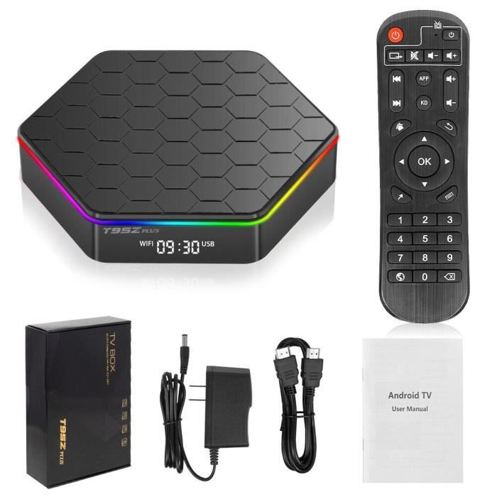TV Box, boitier iptv Android 12.0 TV Box 4GB RAM 32GB ROM Boîte de ...