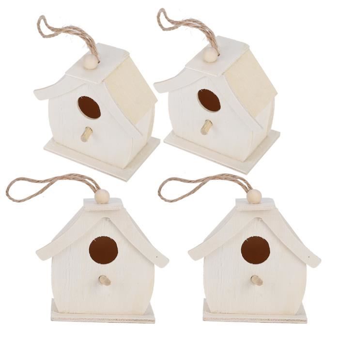 Nichoir à oiseaux en bois suspendue - minifinker - Mini maison d ...