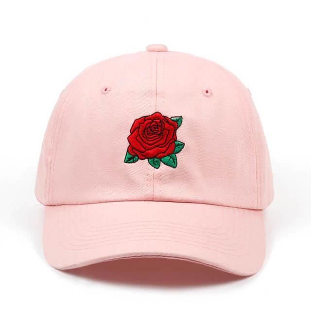 Casquette de baseball Fashion Roses Men Women Baseball Caps-130 Rose ...
