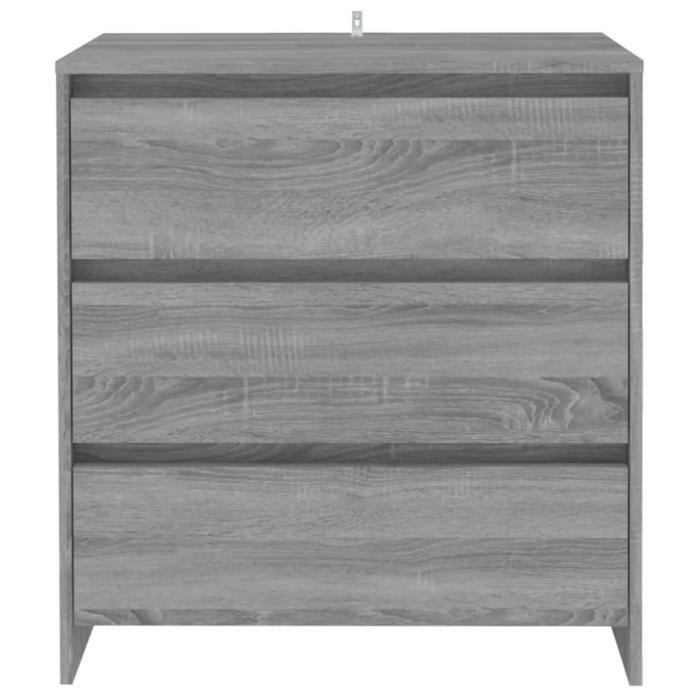 JIM - MEUBLE ENFILADE - Buffet Sonoma gris 70x41x75 cm Aggloméré(8648 ...