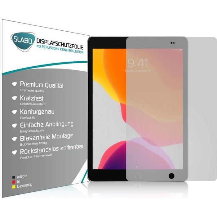 2 x Slabo Film de protection d'écran iPad 10.2 (7. Gen. | 2019) | 10.2 ...