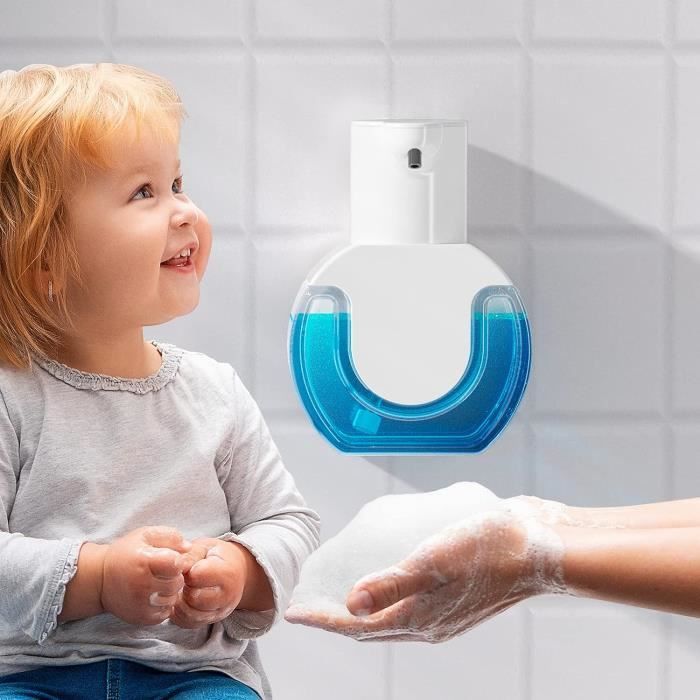 Distributeur de Savon Automatique, 420 ML Mousse électrique Montage ...