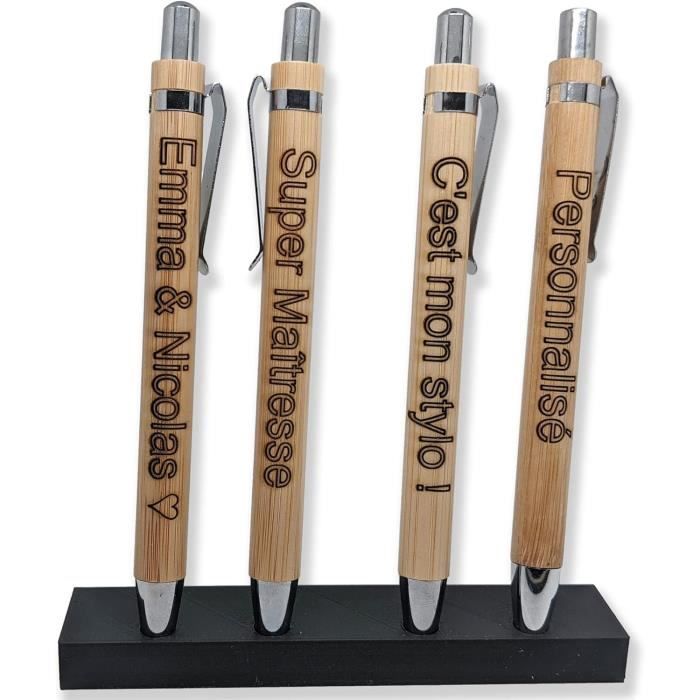 KDO 3D Stylo Eambou Personnalisable – Texte 20 Caractères – encre ou ...