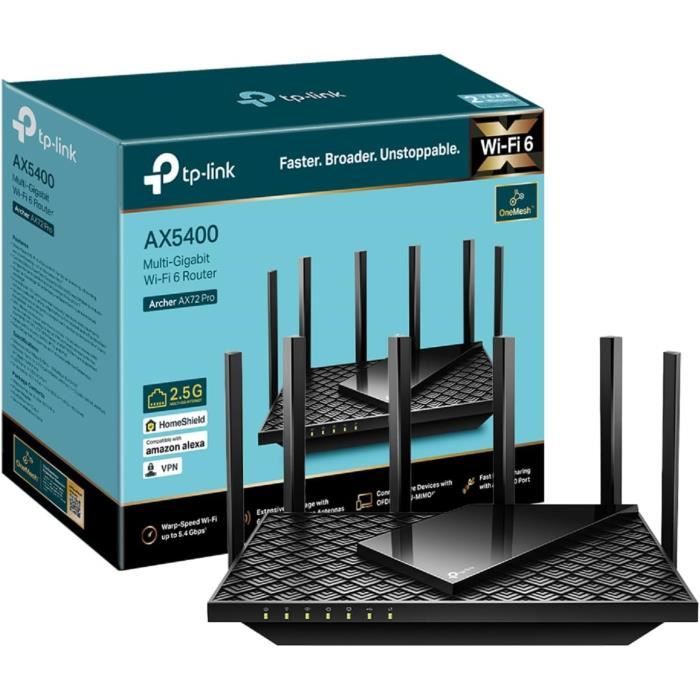 Ax5400 Dual-Band Wi-Fi 6 Router[s1423] - Cdiscount Informatique