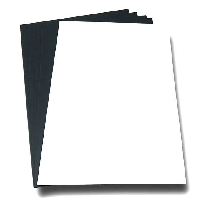 Lot de 100 : Stickers magnétique Stickers aimanté A4 personnalisable en ...