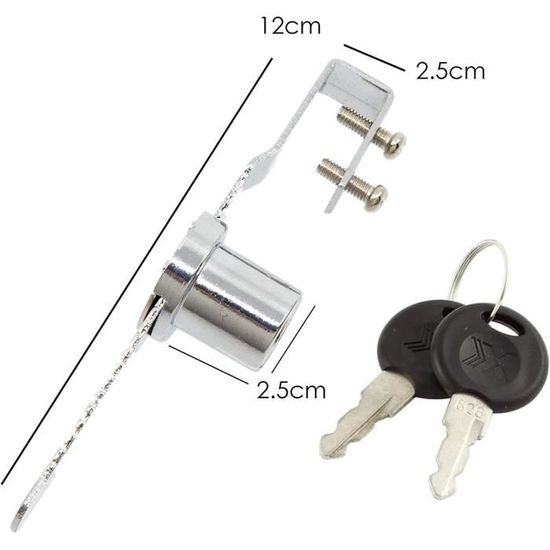 Serrure De Terrarium, Coulissante Verre Serrure À Clé, Terrarium Vitrine Coulissante En Verre ...