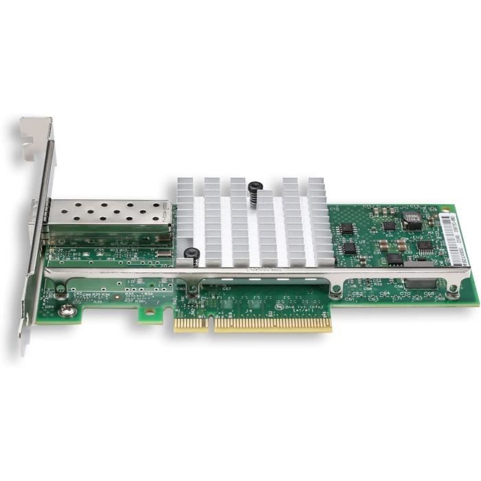 Carte Réseau Pci-E 10 Go Avec Puce Intel 82599En Pour Intel X520-Da1 ...