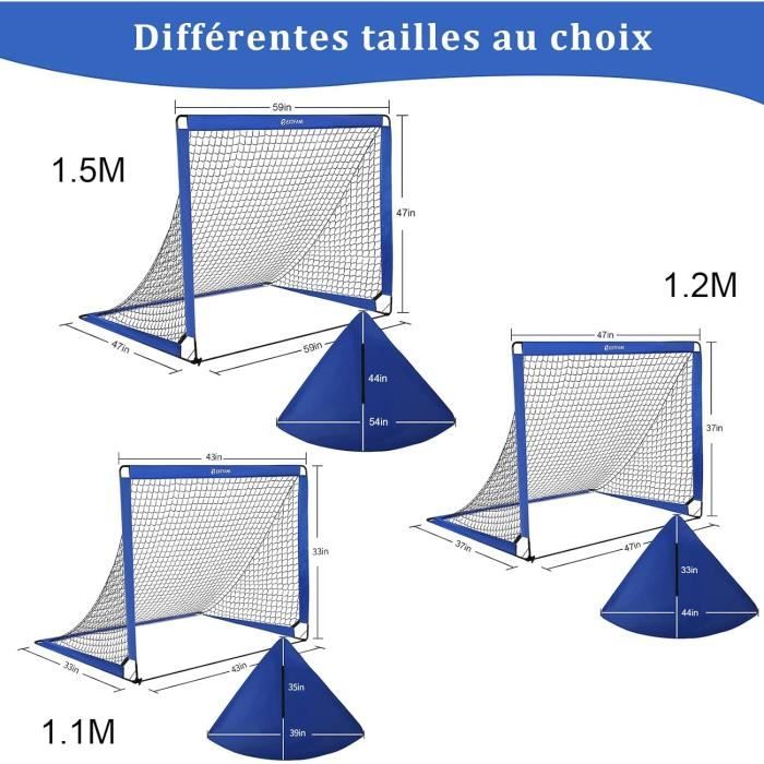 Filets de football pour enfants pour jardin, cage de football pliable ...