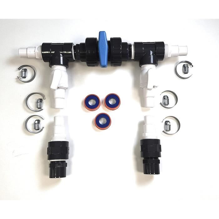 EDG - Kit By Pass Piscine Diamètre 32 38 - Bypass Chauffage Pompe A ...