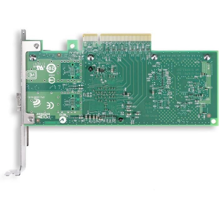 Carte Réseau Pci-E 10 Go Avec Puce Intel 82599En Pour Intel X520-Da1 ...